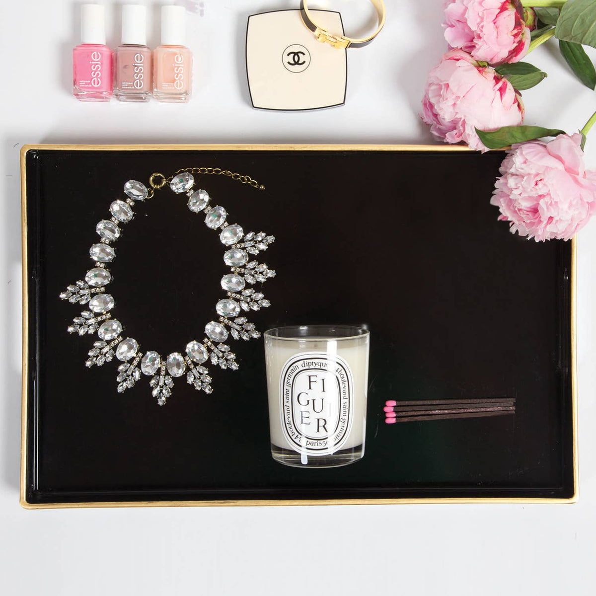 8 Oak Lane - Black Rectangular Tray – Home 2 Court